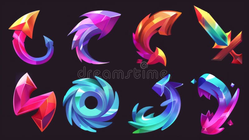 Cartoon Game Ui Infographic Concept Stock Photos - Free & Royalty-Free ...