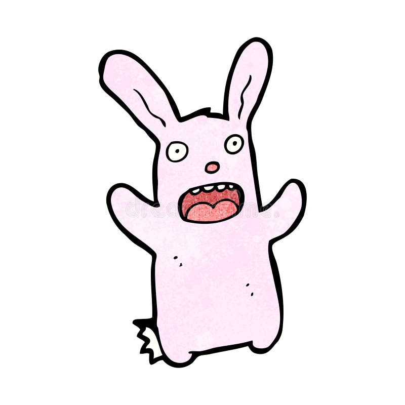 Cartoon rabbit stock vector. Illustration of texture - 38063582