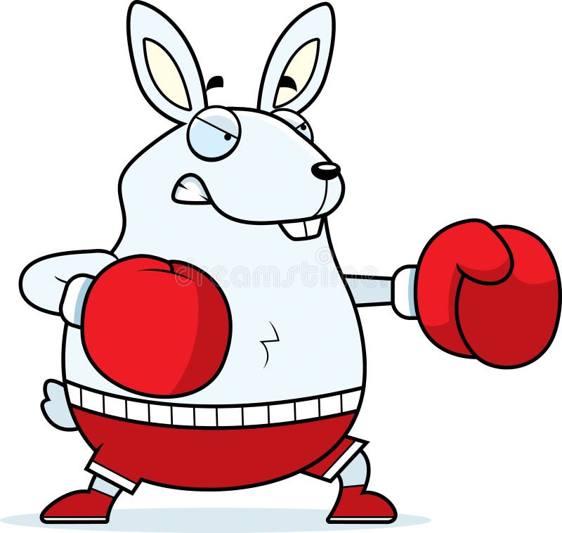 Cartoon Rabbit Boxing stock vector. Illustration of boxing - 47478392