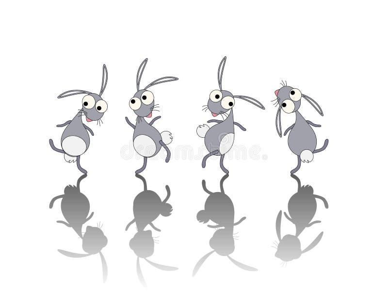Dancing Rabbits Stock Illustrations – 184 Dancing Rabbits Stock ...