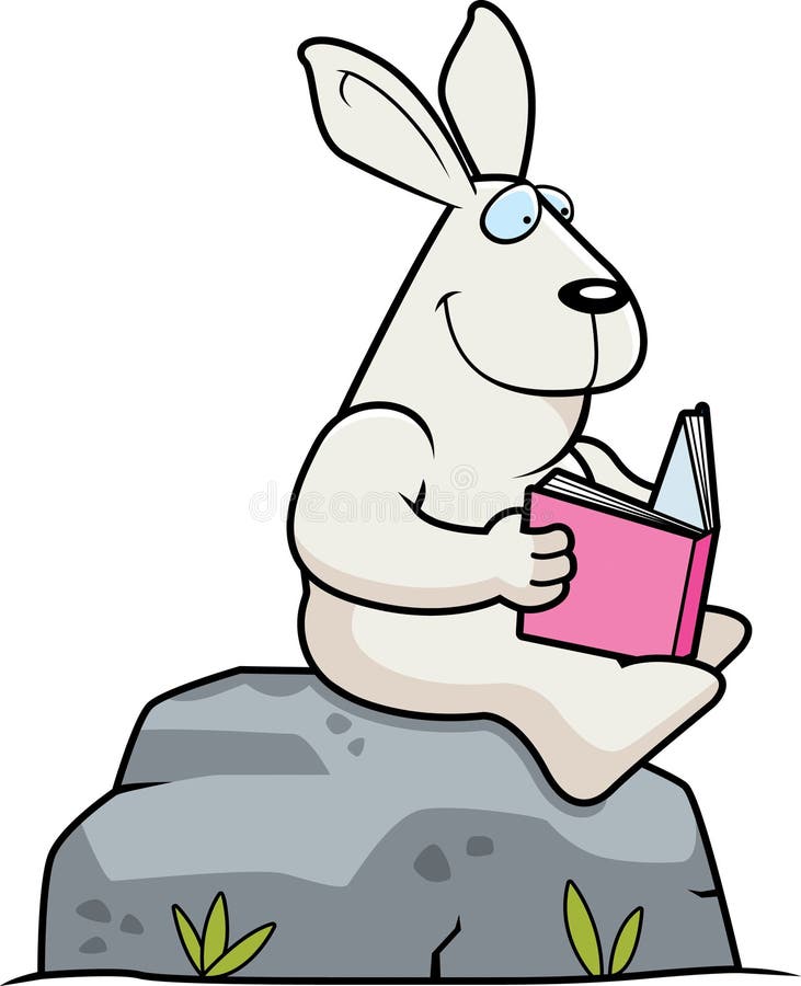 Cartoon Rabbit Reading Book Stock Illustrations – 452 Cartoon Rabbit ...