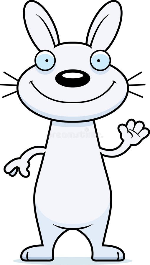 Rabbit Waving stock vector. Illustration of rabbit, bunny - 10407623