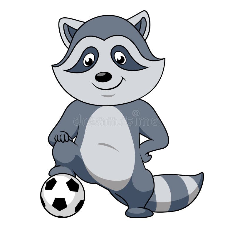 Cartoon Raccoon Sports Stock Illustrations – 124 Cartoon Raccoon Sports ...