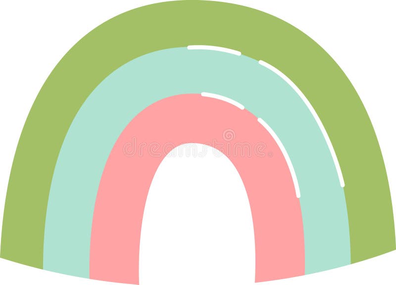 Rainbow Cartoon Icon stock illustration. Illustration of symbol - 300415370
