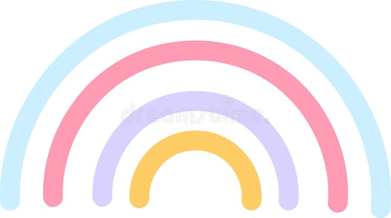 Cartoon Rainbow Icon stock vector. Illustration of rainbow - 318088165