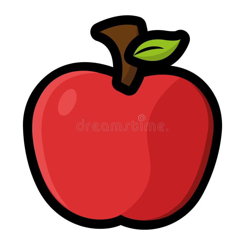 Cartoon Red Apple Icon Stock Illustrations – 12,562 Cartoon Red Apple Icon Stock Illustrations ...