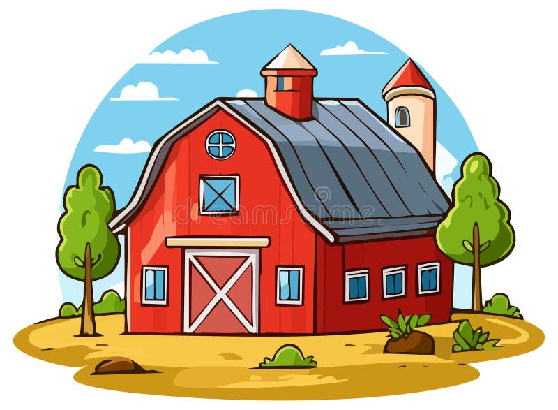 Cartoon Red Barn Stock Illustrations – 3,228 Cartoon Red Barn Stock ...