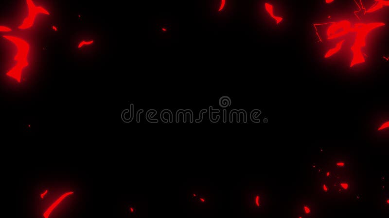 Cartoon Red Color Fire, Anime Graphics, Anime Fire with Alpha Channel ...