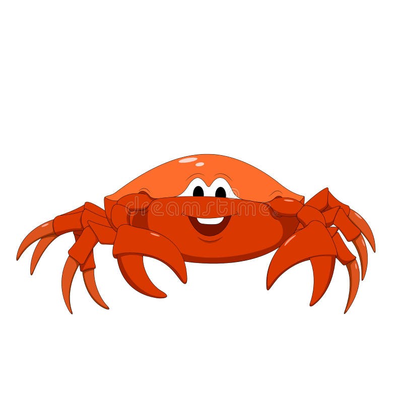 Cartoon red crab stock vector. Illustration of marine - 55093922 Cartoon red crab stock vector. Illustration of marine - 55093922