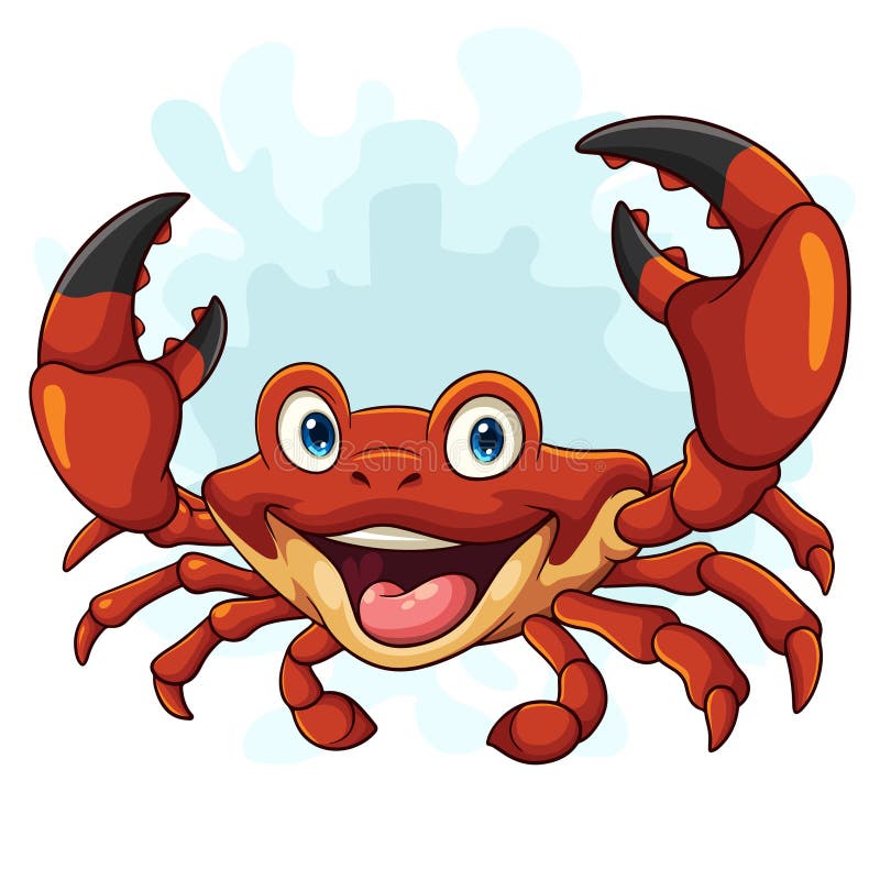 Laughing Crab Cartoon Stock Illustrations – 76 Laughing Crab Cartoon ...