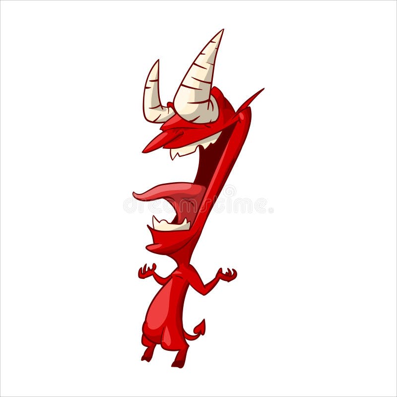 Red imp stock illustration. Illustration of render, devil - 13367311