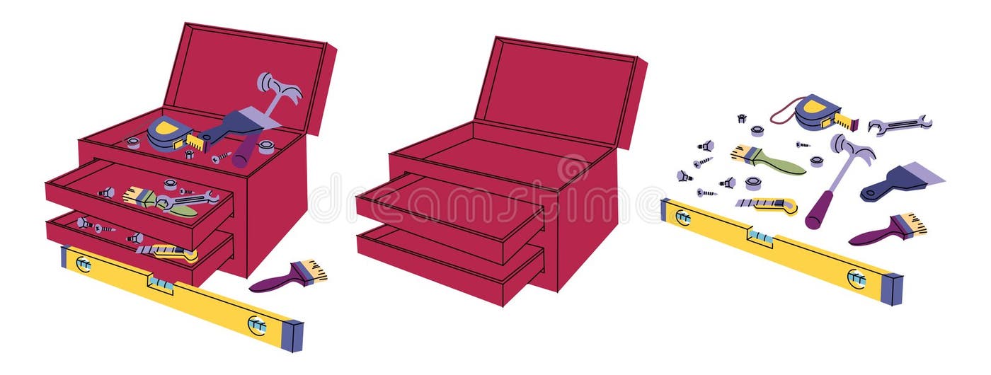 Cartoon Toolkit Stock Illustrations – 2,516 Cartoon Toolkit Stock ...