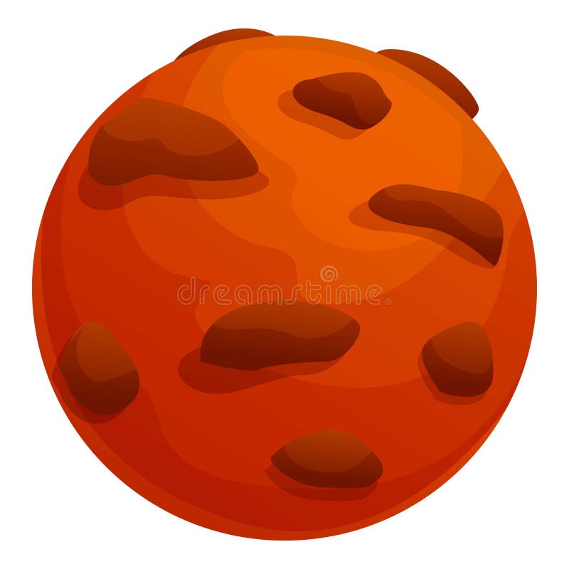 Red Planet Mars is Orbiting in Solar System Stock Vector - Illustration ...