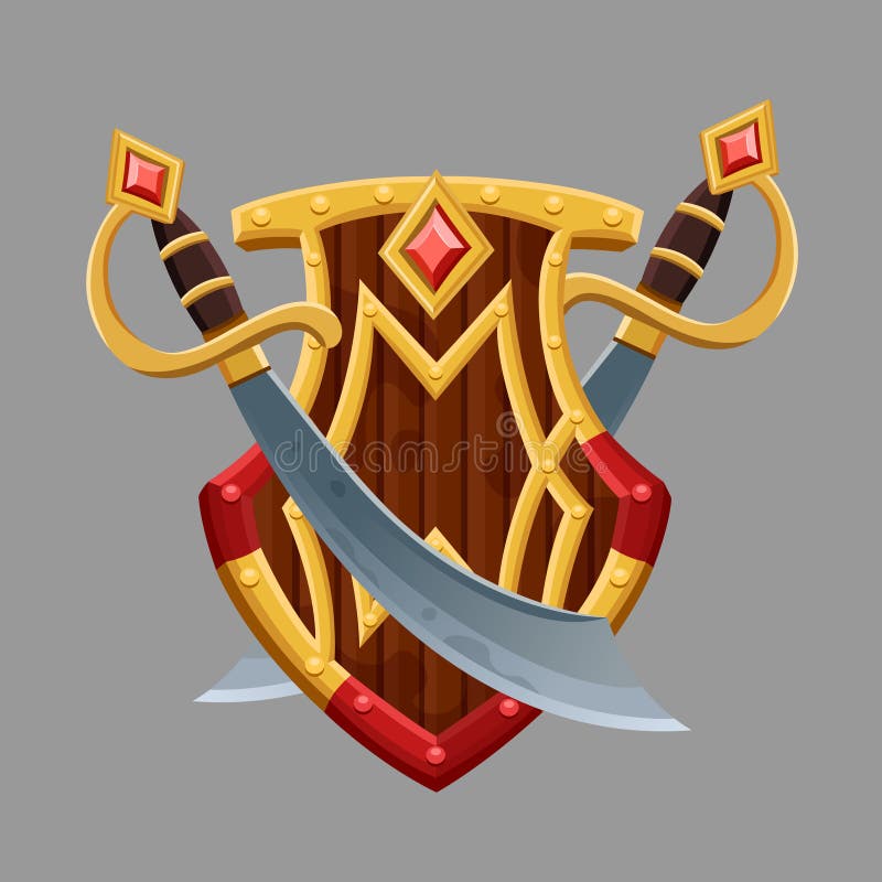 Cartoon Metal Shield Stock Illustrations – 3,724 Cartoon Metal Shield ...