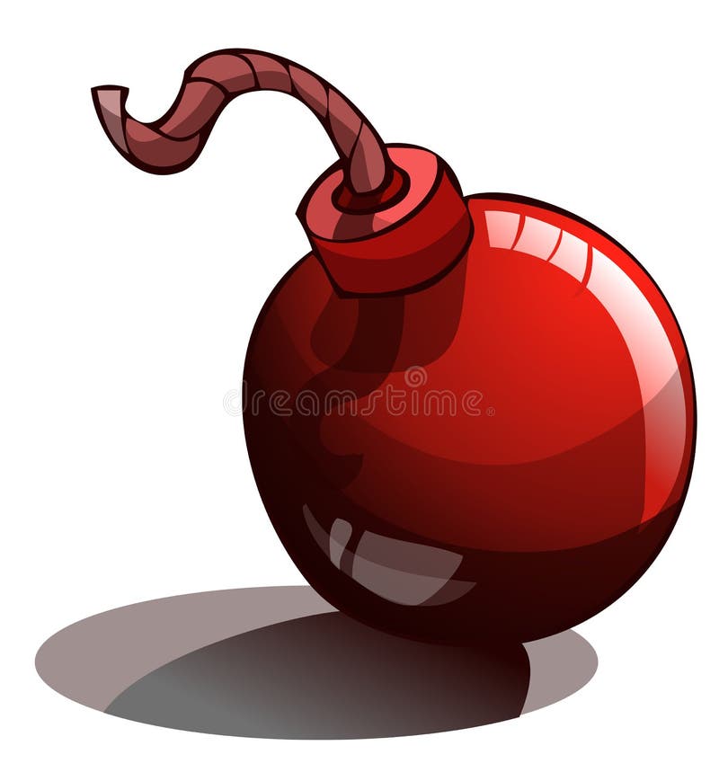 Cartoon Bomb Vector Illustration. Stock Vector - Illustration of ...