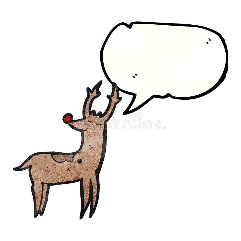 Cartoon reindeer stock vector. Illustration of cartoon - 38025624