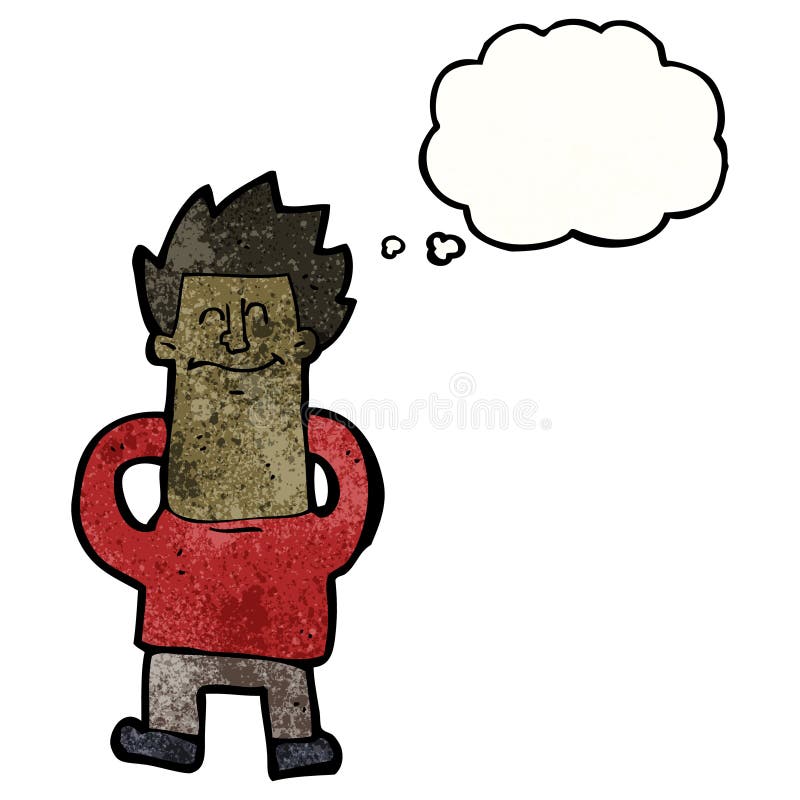 Cartoon relaxed man stock vector. Illustration of dreaming - 38044147