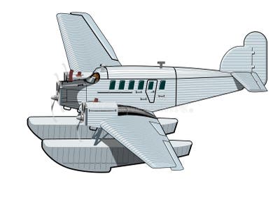 Cartoon Seaplane Stock Illustrations – 129 Cartoon Seaplane Stock ...