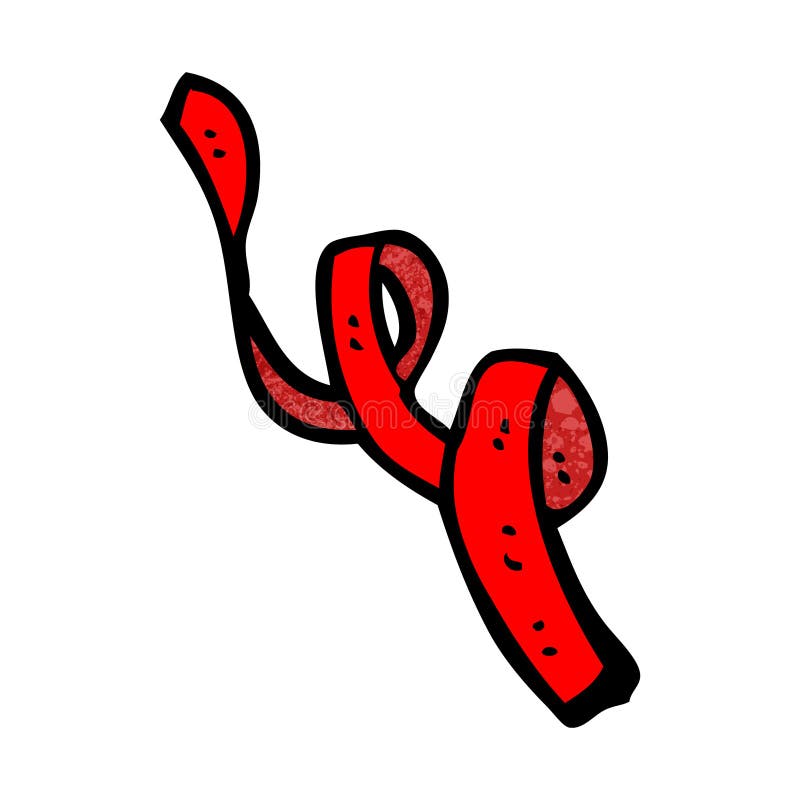 Cartoon ribbon stock vector. Illustration of ribbon, decorative - 38065775