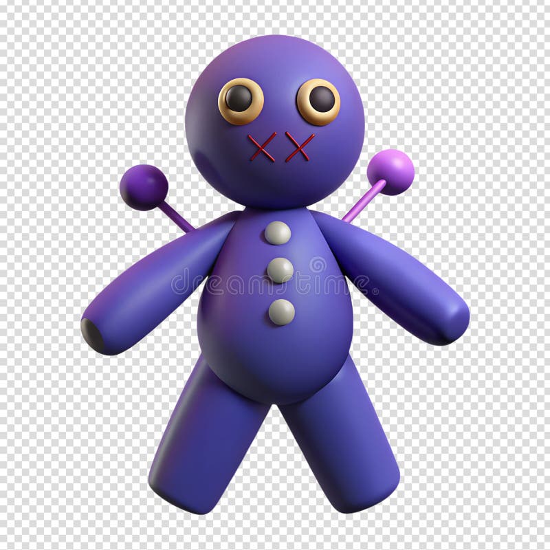 Cartoon Ritual Voodoo Doll 3d Illustration Stock Photo - Illustration ...