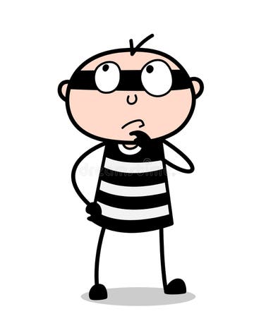 Robber Thinking Stock Illustrations – 86 Robber Thinking Stock ...
