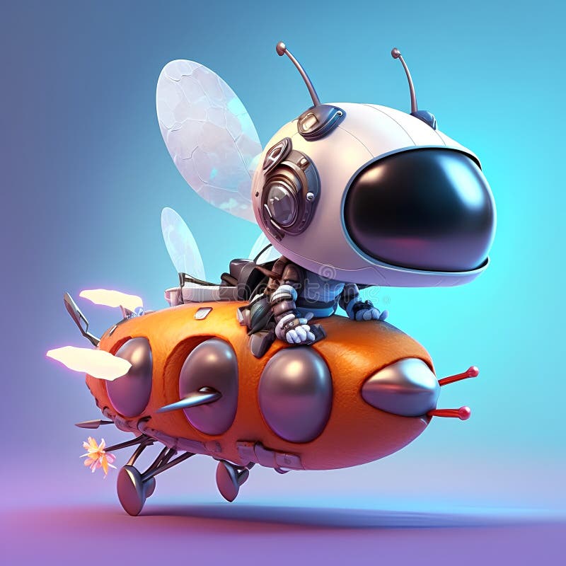 Cartoon Robot Sticker. Vector Illustration of a Retro Robot Isolated on ...