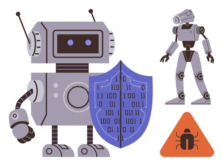 Robot Binary Code Stock Illustrations – 11,194 Robot Binary Code Stock ...