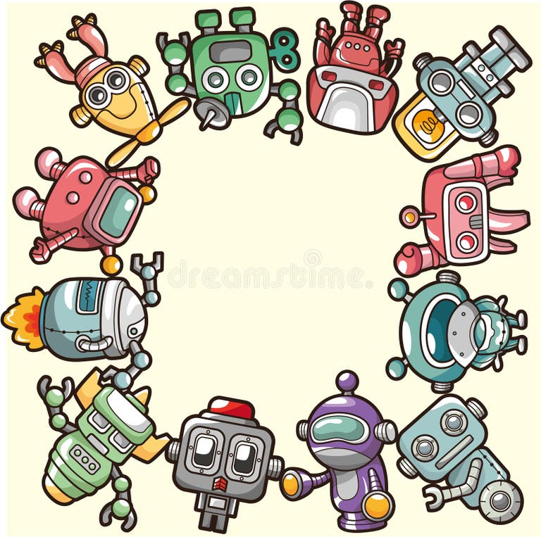 Robot Border Stock Illustrations – 1,251 Robot Border Stock ...