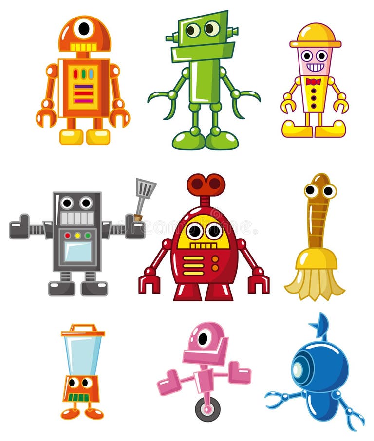 Cartoon Control Robot Stock Illustrations – 8,228 Cartoon Control Robot ...