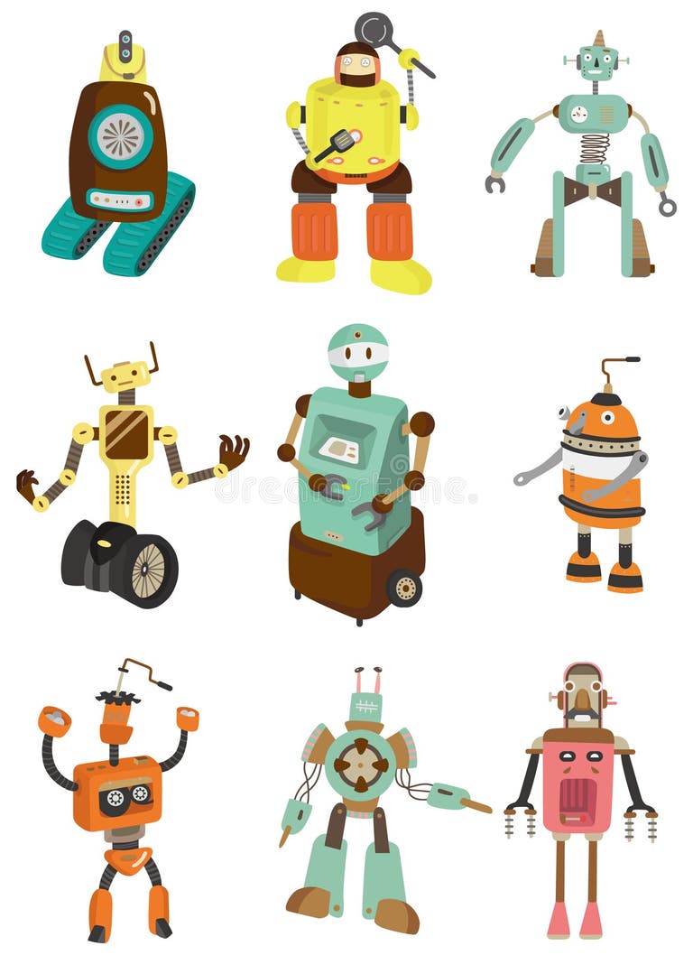 Robot Cyborg Running Icon Stock Illustrations – 341 Robot Cyborg ...