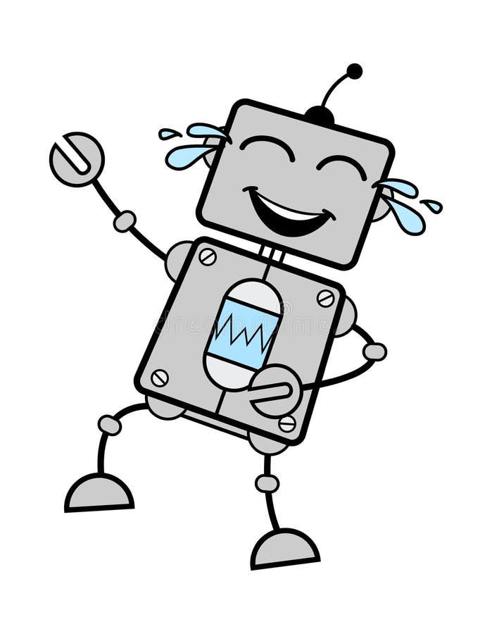 Robot Laughing Stock Illustrations – 618 Robot Laughing Stock ...