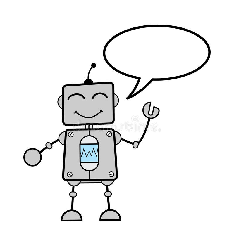 Robot Speaking Stock Illustrations – 720 Robot Speaking Stock ...