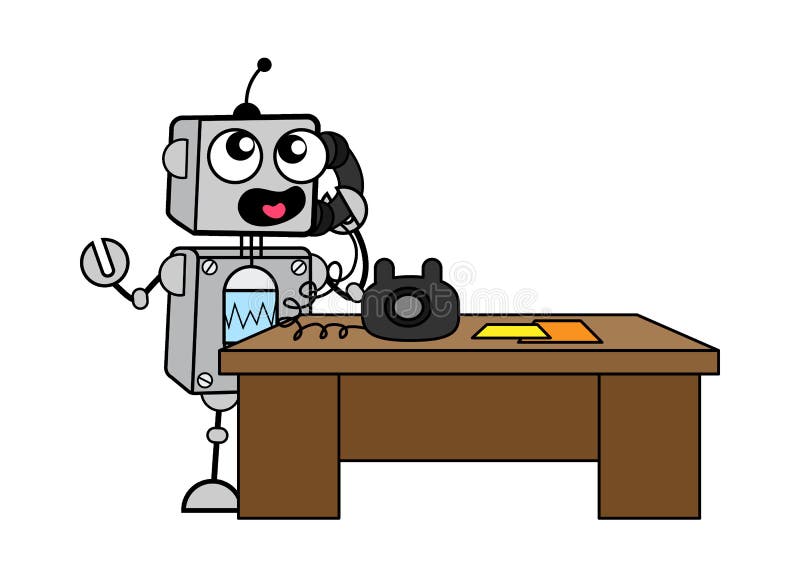Robot Speaking Stock Illustrations – 627 Robot Speaking Stock ...