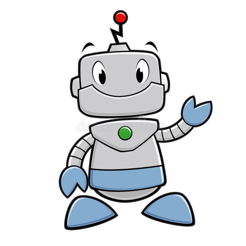 Cartoon Robot Stock Vector - Image: 42141689
