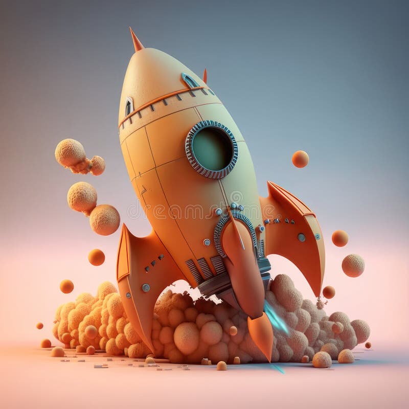 Whimsical Rocket Stock Illustrations – 121 Whimsical Rocket Stock ...