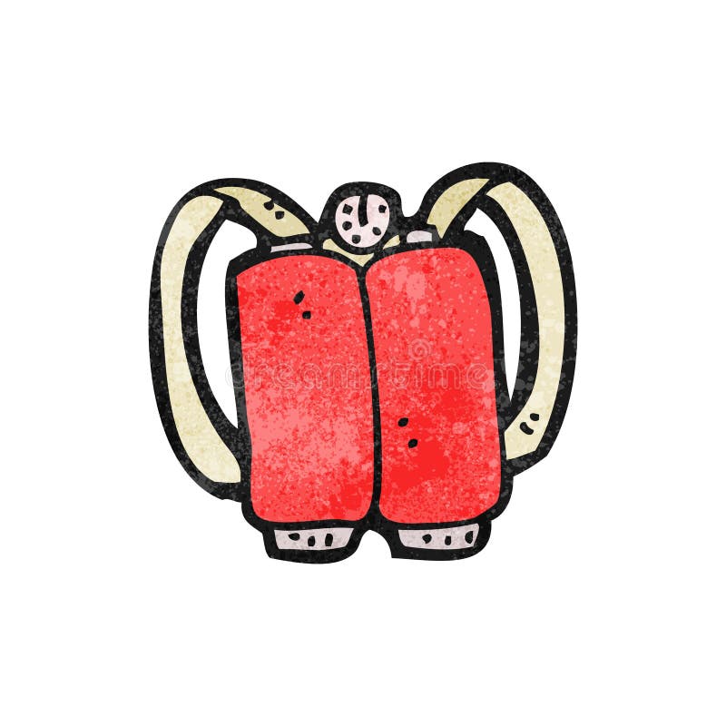 Cartoon rocket pack stock vector. Illustration of clip - 38057757