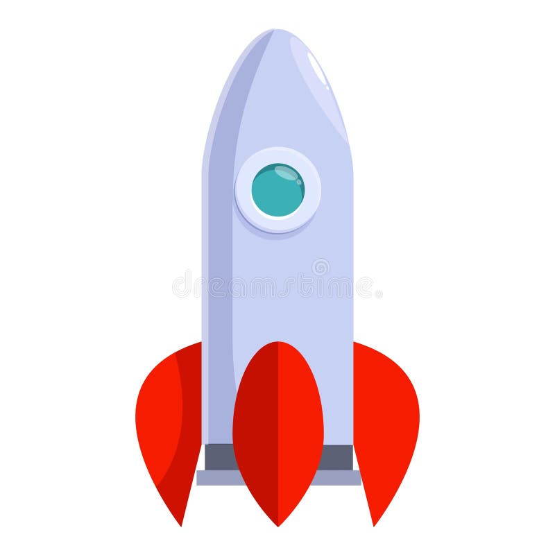 Cartoon Rocket is Standing by To Launch into Space Stock Vector ...
