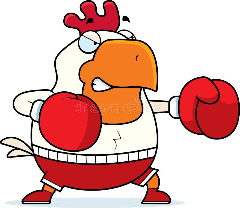 Cartoon Rooster Boxing stock vector. Illustration of sport - 47401742