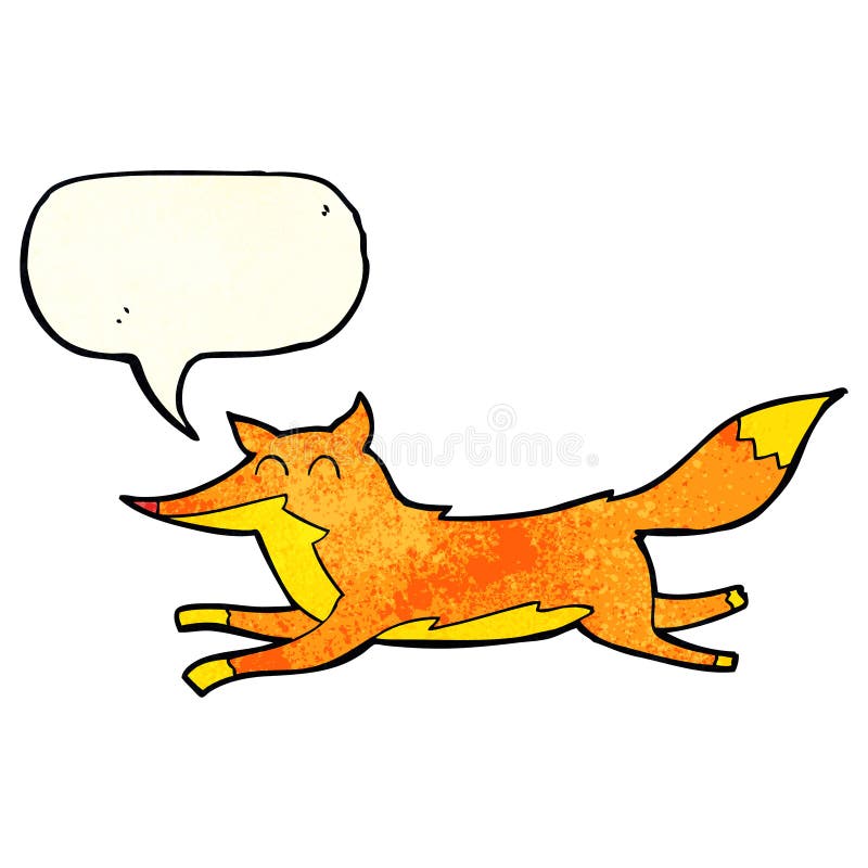 Cartoon Fox Running