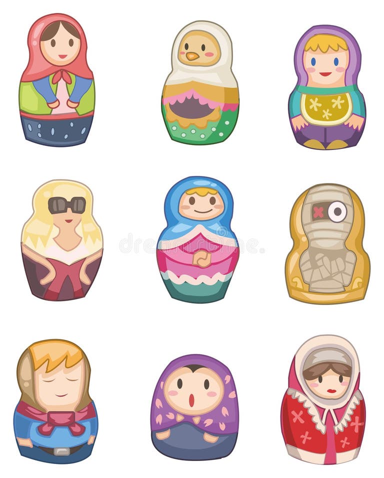 Babushka Cartoon Stock Illustrations – 1,112 Babushka Cartoon Stock ...