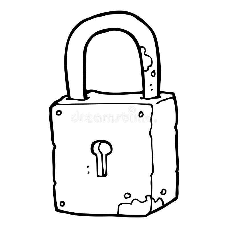 Cartoon Rusty Lock Stock Illustrations – 74 Cartoon Rusty Lock Stock ...