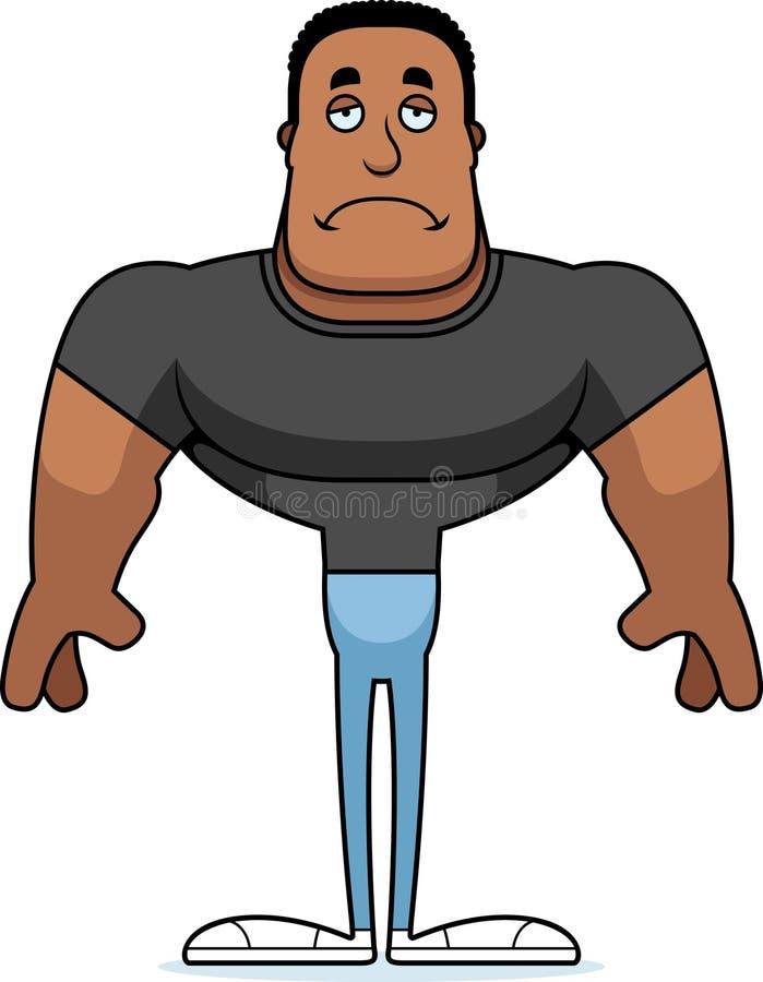 Cartoon Sad Man stock vector. Illustration of graphic - 116634960