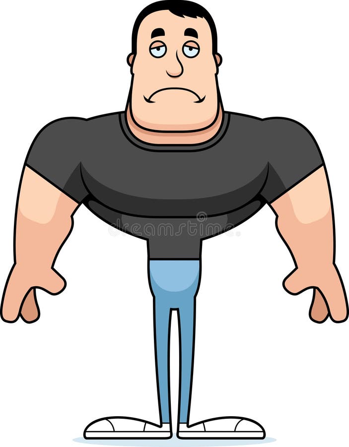 Cartoon Sad Man stock vector. Illustration of clipart - 116634973