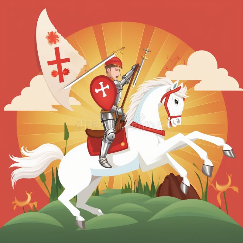 Slaying Dragon Stock Illustrations – 17 Slaying Dragon Stock ...