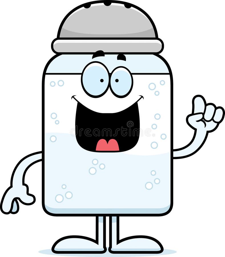 Salt Shaker with Thumbs Up stock vector. Illustration of restaurant ...