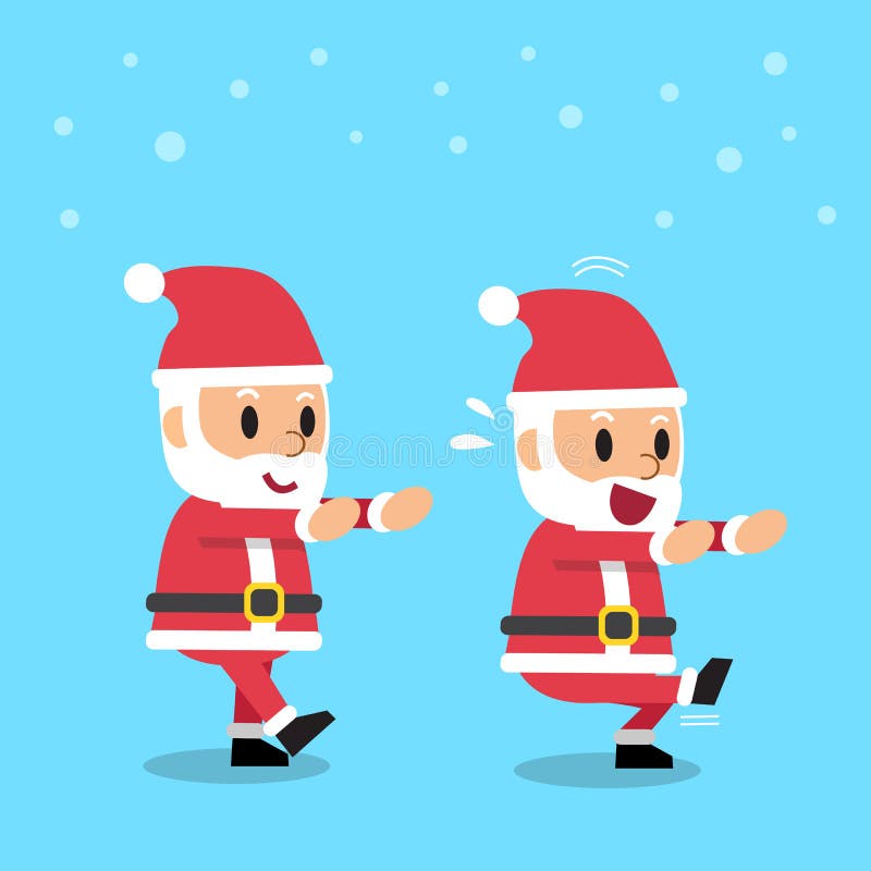 Cartoon Santa Claus Doing Pistol Squats Exercise Step Training Stock ...