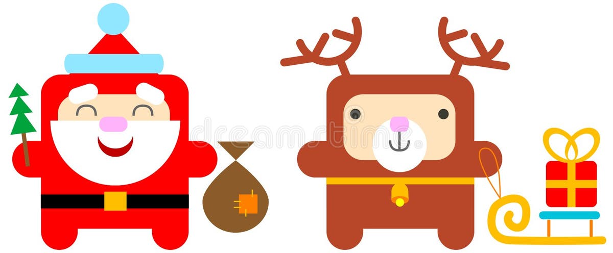 Funny Rudolf Santa Stock Illustrations – 496 Funny Rudolf Santa Stock ...