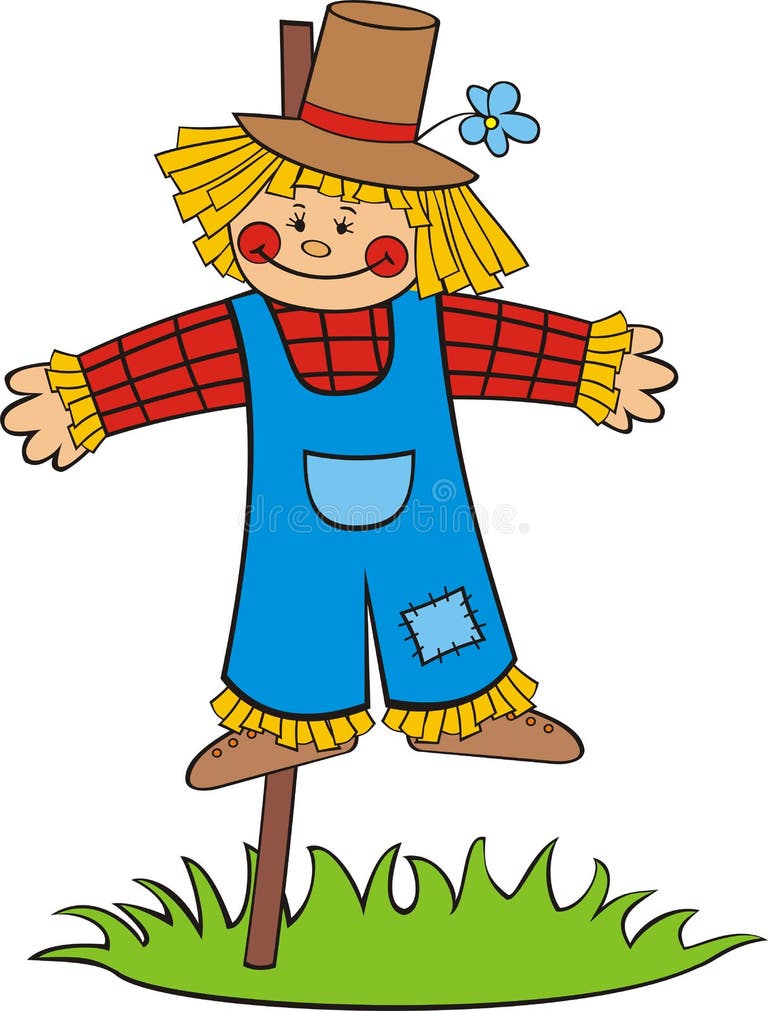 Cute Cartoon Scarecrow Stock Illustrations – 1,969 Cute Cartoon ...