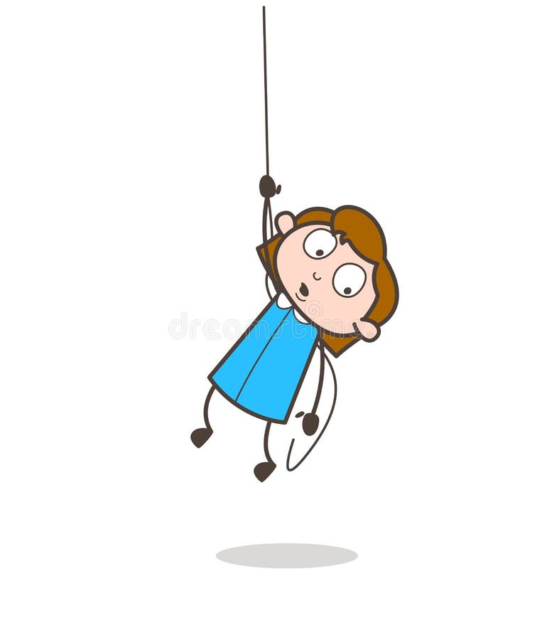 Scared Climbing Stock Illustrations – 69 Scared Climbing Stock ...