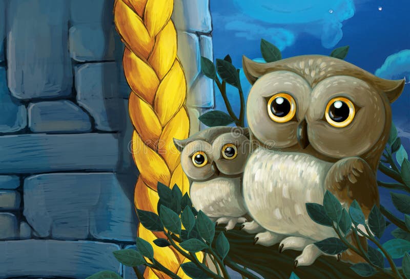 Cartoon Scene of a Rocky Wall for Different Usage - Illustration Stock ...